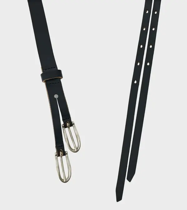 Our Legacy Adjustable Waist Belt - Black
