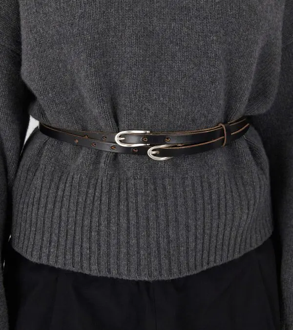 Our Legacy Adjustable Waist Belt - Black