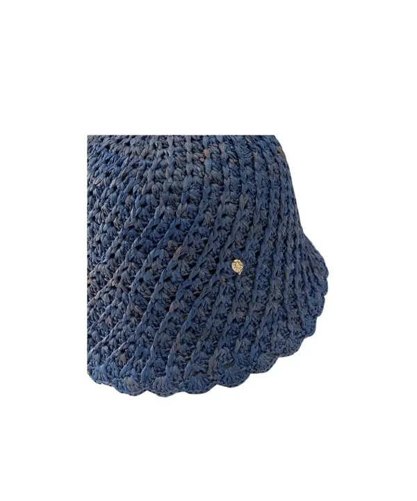Helen Kaminski Rio Crochet Hat - Lapis Lazuli