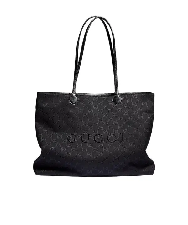 Gucci Ny Large Tote Bag - Gray/black