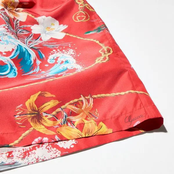 Gucci Printed Polyester Poplin Swim Shorts - Multi-color