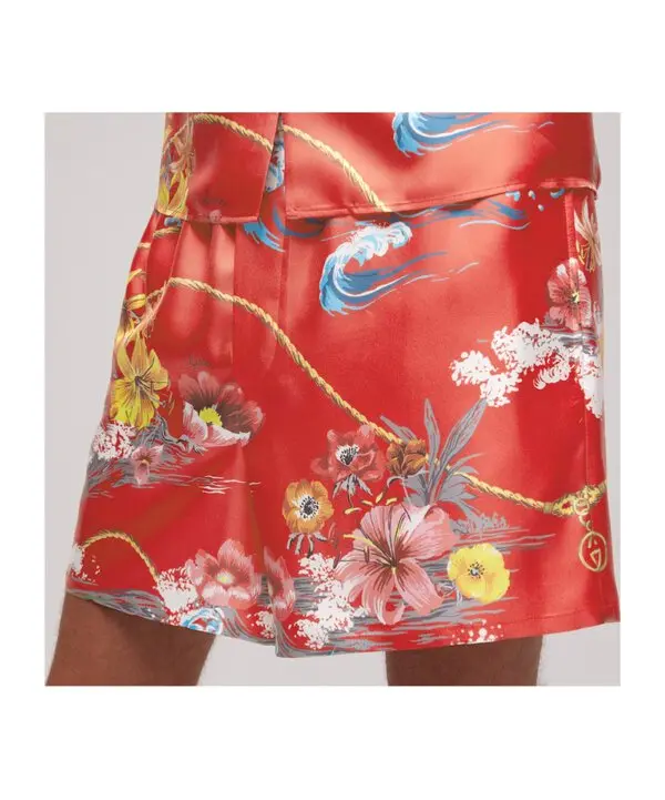 Gucci Printed Polyester Poplin Swim Shorts - Multi-color