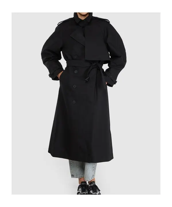 ANINE BING Pascale Double-breasted Trench Coat