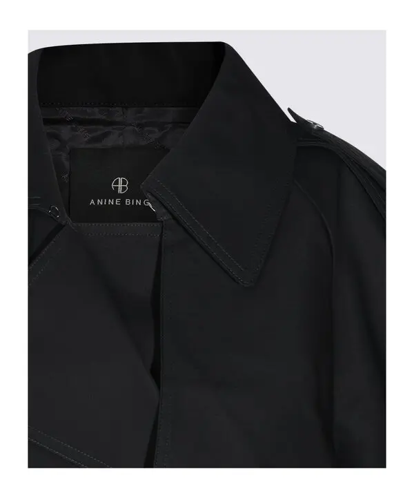 ANINE BING Pascale Double-breasted Trench Coat