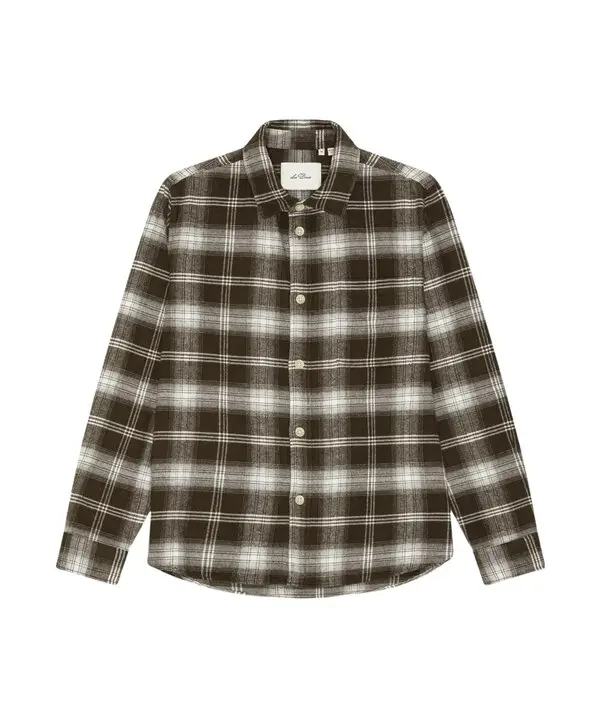 LES DEUX Plaid Shirt - Green