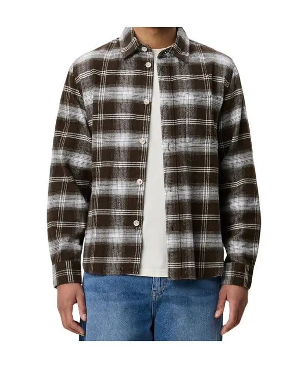 LES DEUX Plaid Shirt - Green