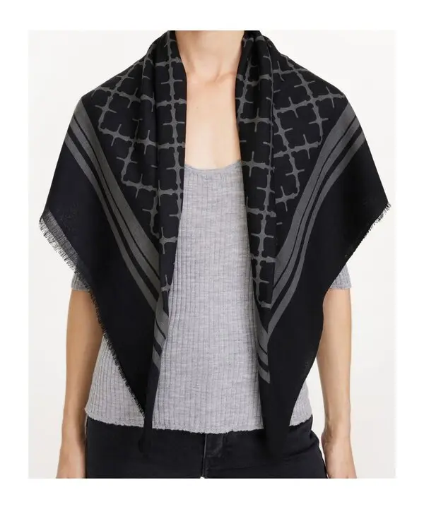 BY MALENE BIRGER Cornelis Monogram-pattern Scarf
