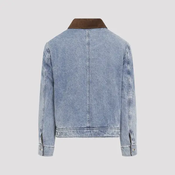 AMI Paris Zipped Denim Jacket