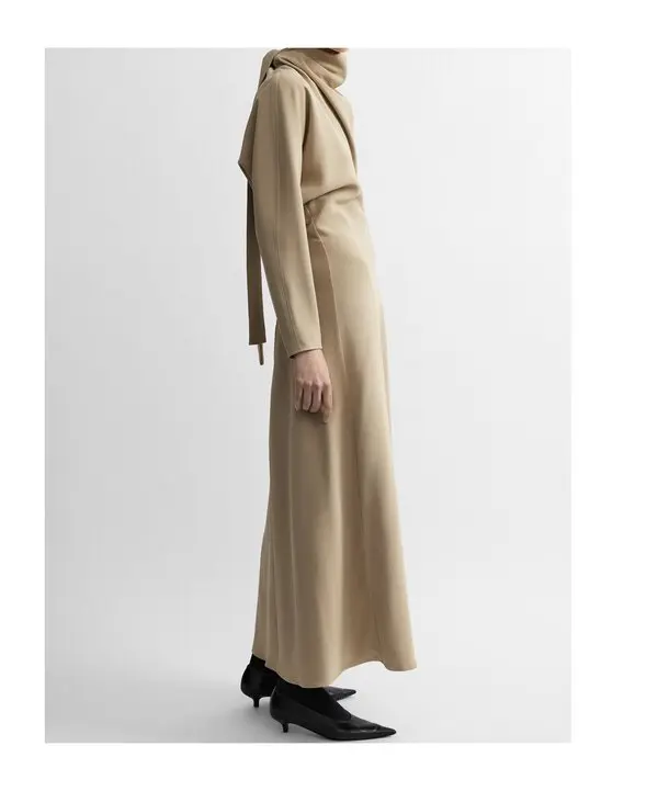 TOTEME Scarf-neck Long Sleeved Maxi Dress