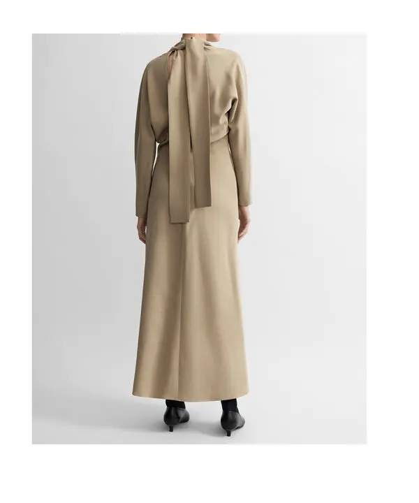 TOTEME Scarf-neck Long Sleeved Maxi Dress