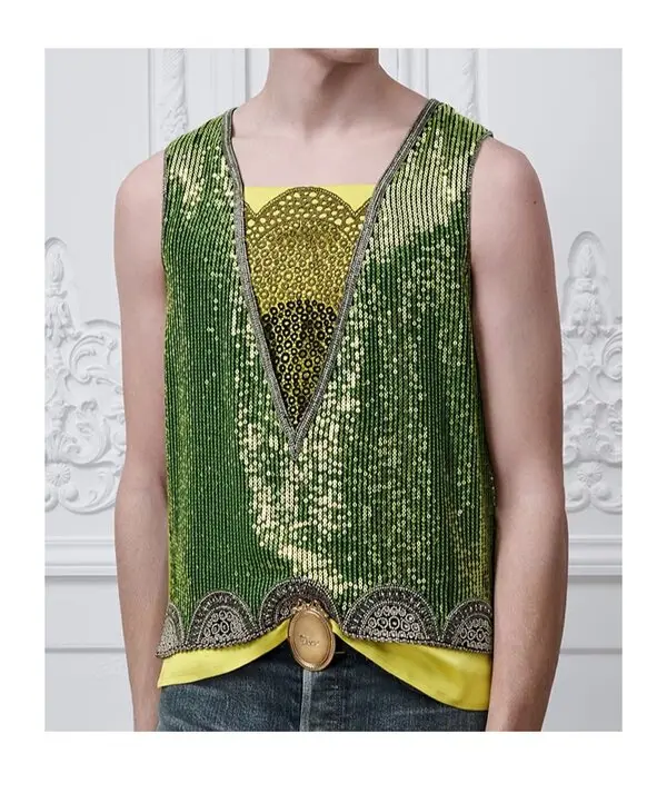 Dior Sleeveless Top With Sequins