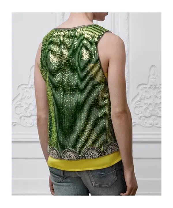 Dior Sleeveless Top With Sequins
