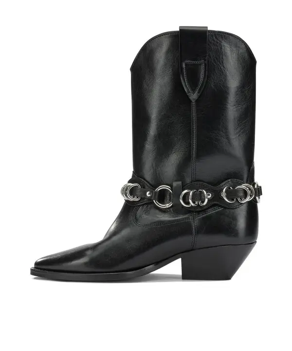 Isabel Marant Étoile Duerto Chain Cowboy Boots
