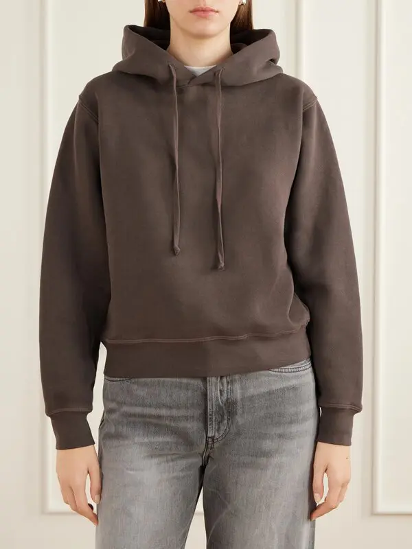 B Sides Cotton-jersey Hoodie