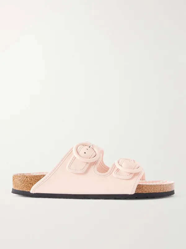 BIRKENSTOCK Repetto Arizona Buckle-detail Leather Sandals - Pink