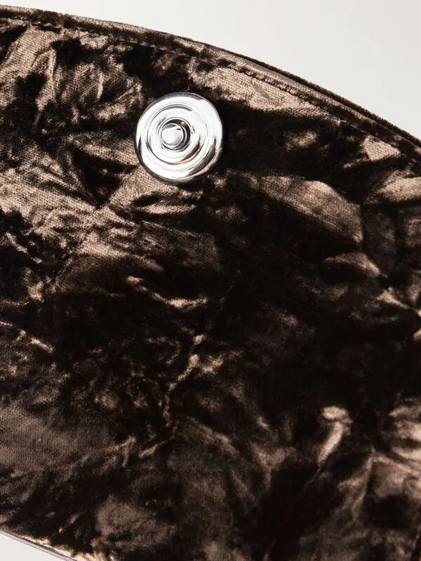 LIFFNER Pushlock Velvet Clutch