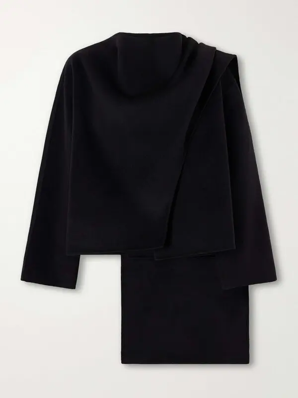 Arch4 Halehurst Cape-effect Wool, Cashmere And Silk-blend Jacket - Black