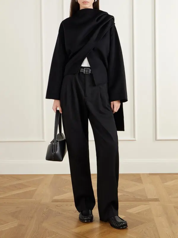 Arch4 Halehurst Cape-effect Wool, Cashmere And Silk-blend Jacket - Black