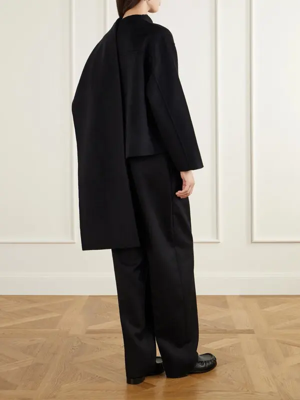Arch4 Halehurst Cape-effect Wool, Cashmere And Silk-blend Jacket - Black