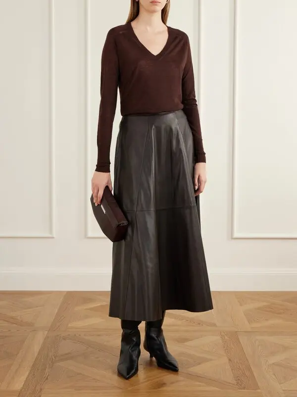JOSEPH Cetus Cashair Cashmere Sweater - Brown