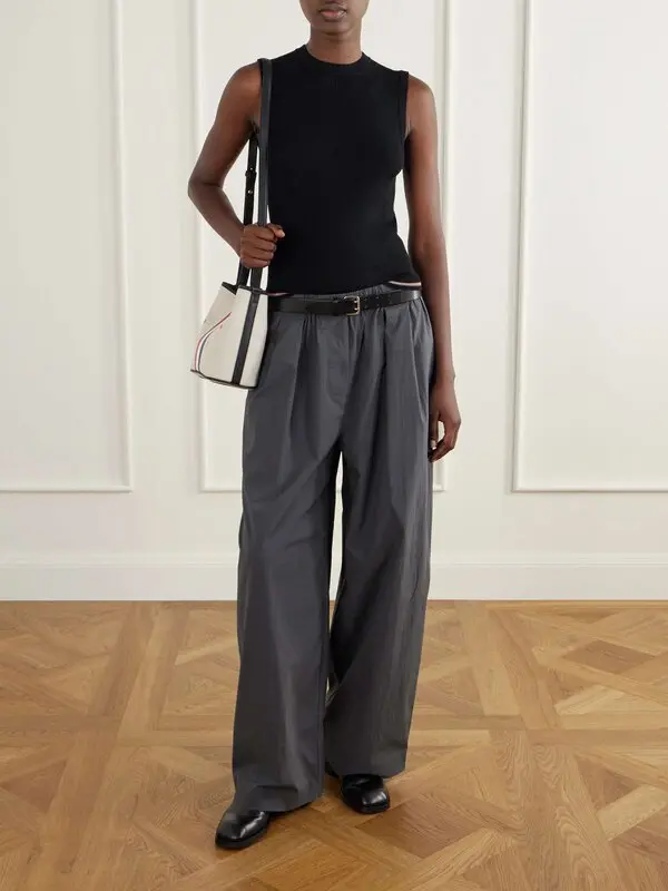 Thom Browne Ribbed Merino Wool Tank