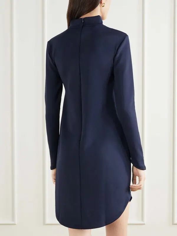 THE PARK Morgan Mock-neck Pyratex® Stretch-jersey Mini Dress