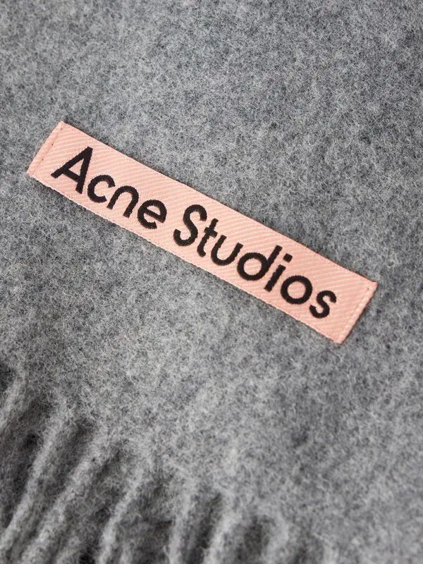 Acne Studios Fringe-detail Wool Scarf