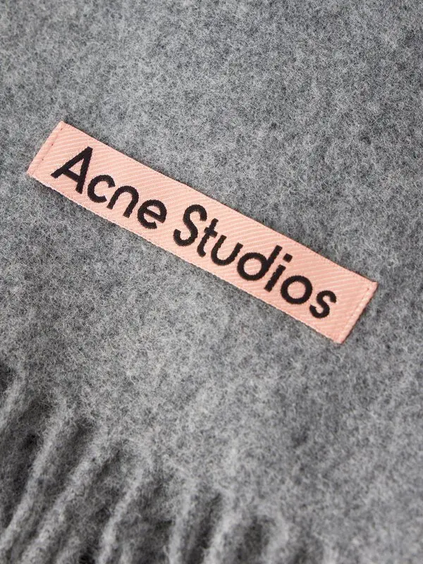 Acne Studios Fringe-detail Wool Scarf