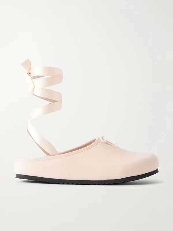 BIRKENSTOCK Repetto Opera Bow-embellished Leather Mules