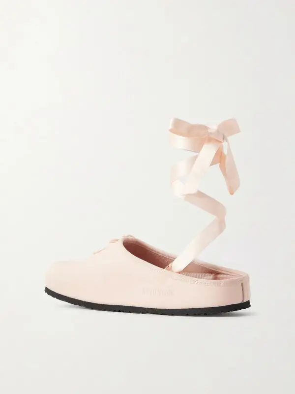 BIRKENSTOCK Repetto Opera Bow-embellished Leather Mules