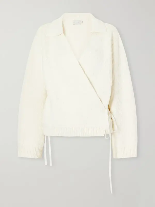 DEIJI STUDIOS Wrap Organic Cotton Cardigan