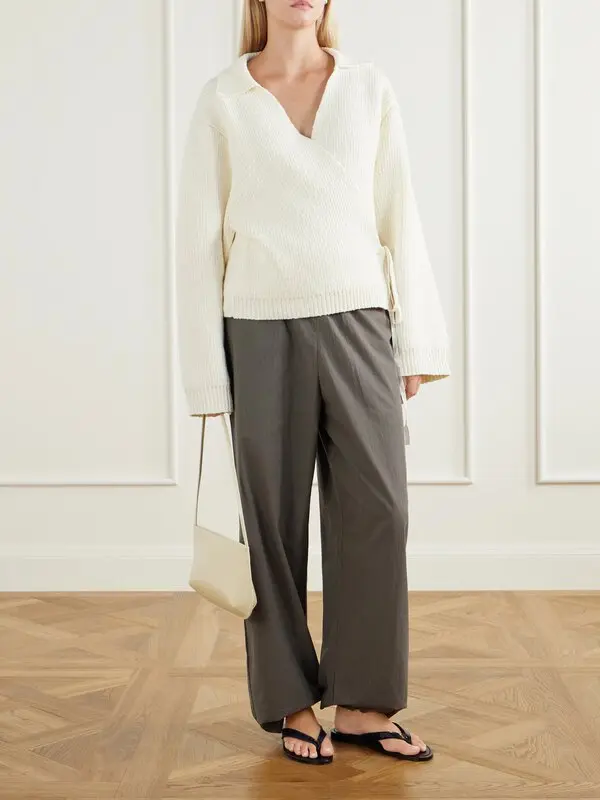 DEIJI STUDIOS Wrap Organic Cotton Cardigan