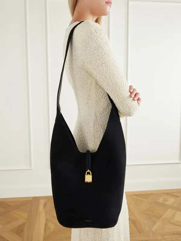 DEMELLIER The Sienna Suede Shoulder Bag