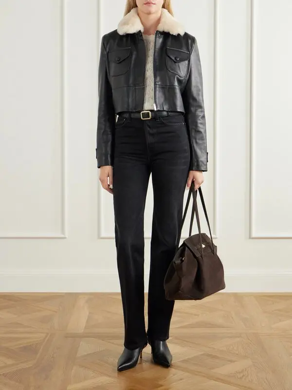 DEMELLIER The Brooklyn Suede Shoulder Bag - Brown