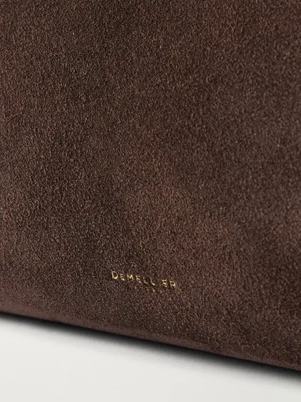 DEMELLIER The Brooklyn Suede Shoulder Bag - Brown