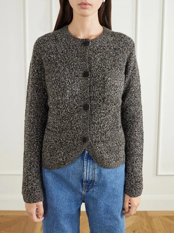 Arch4 Tulip Tweed Cashmere Cardigan