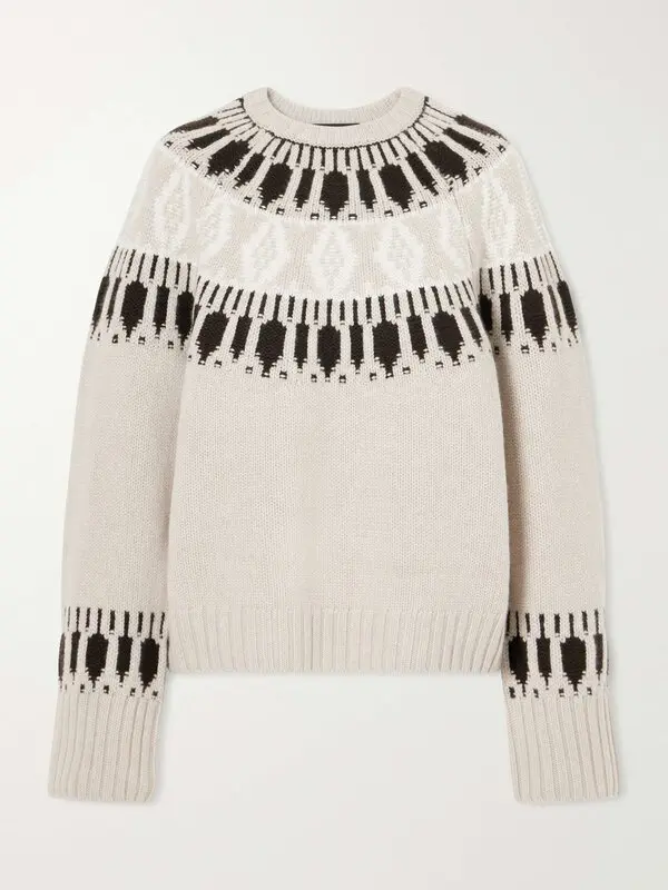 Arch4 Jackson Fair Isle Cashmere Sweater
