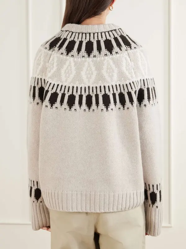 Arch4 Jackson Fair Isle Cashmere Sweater
