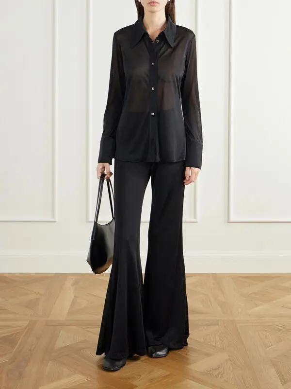 THE PARK Jane Lyocell Flared Pants