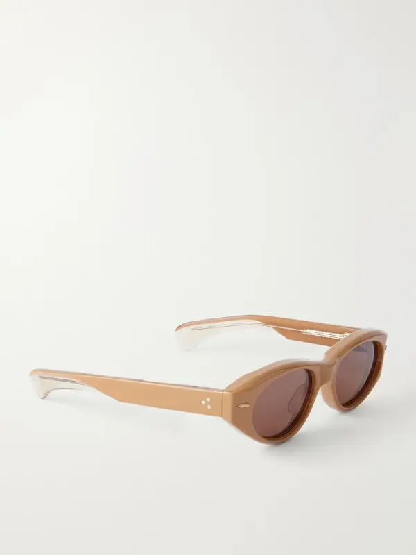 JACQUES MARIE MAGE Krasner Cat-eye Acetate Sunglasses - Brown