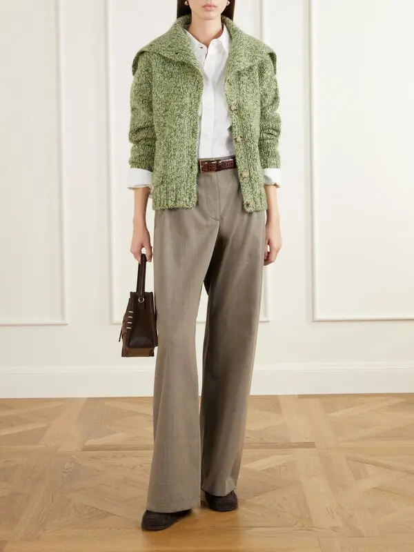 Arch4 Etta Tweed Cashmere Cardigan