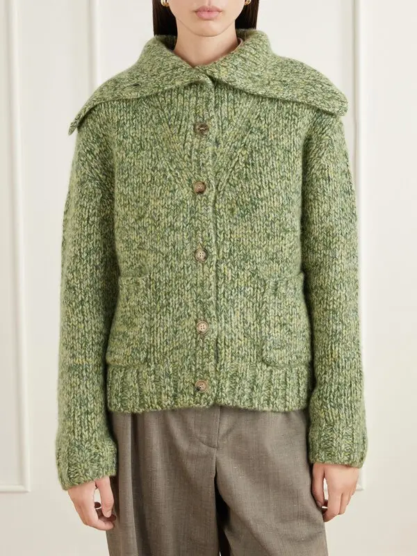 Arch4 Etta Tweed Cashmere Cardigan