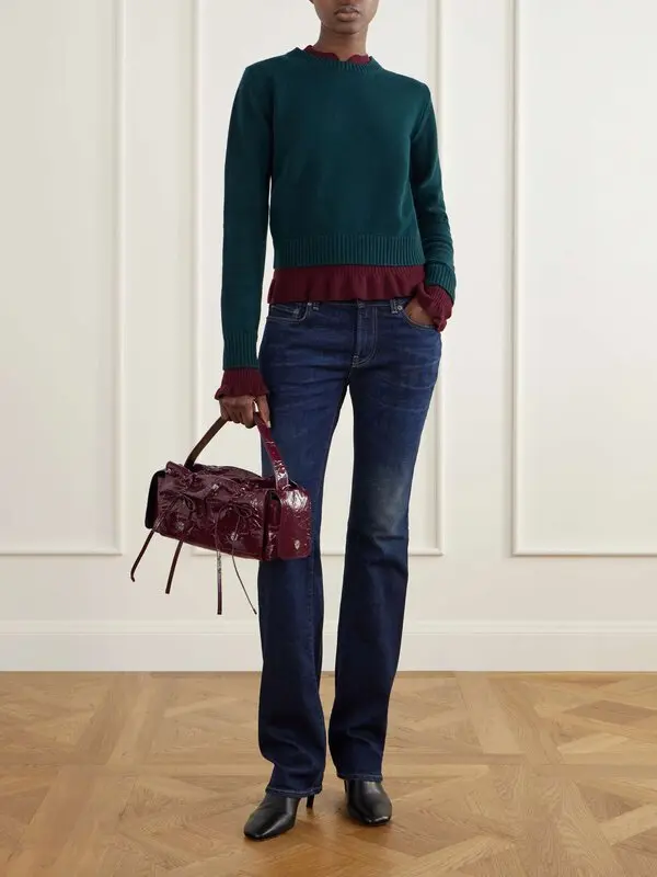 Acne Studios 2013 Distressed High-rise Skinny Jeans