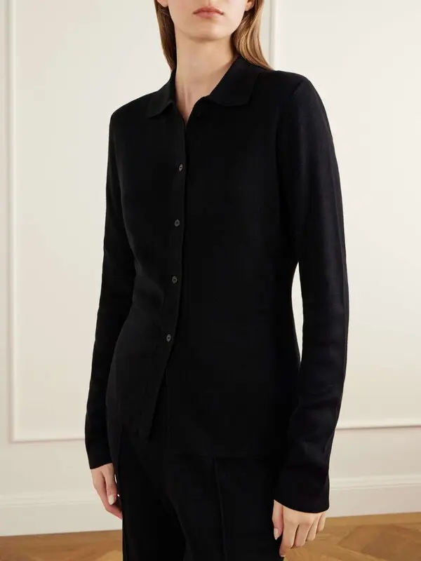 Olivia Von Halle Dree Silk And Cashmere-blend Pajama Set