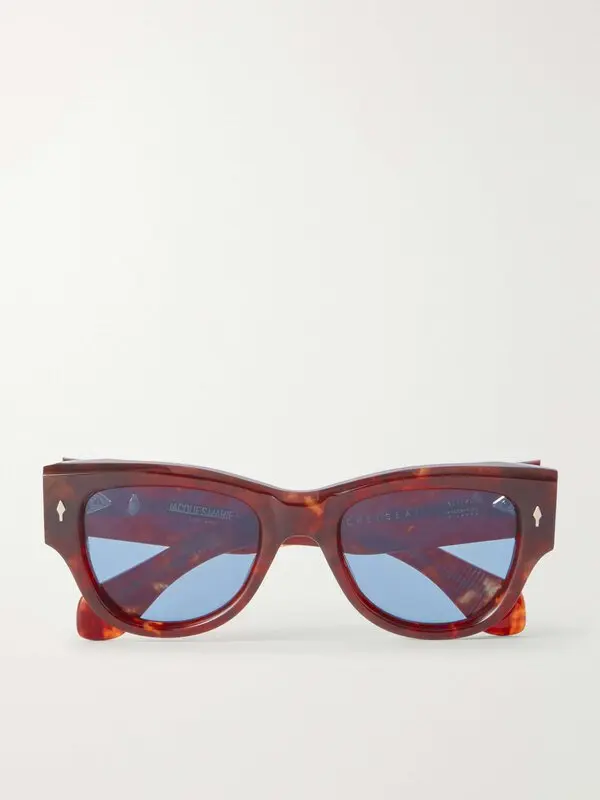 JACQUES MARIE MAGE Chelsea Square-frame Tortoiseshell Acetate Sunglasses