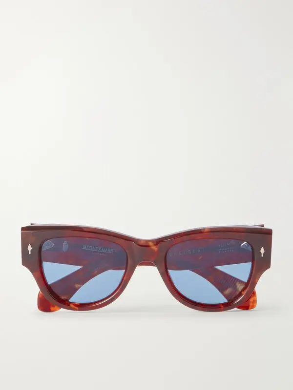 JACQUES MARIE MAGE Chelsea Square-frame Tortoiseshell Acetate Sunglasses - Brown