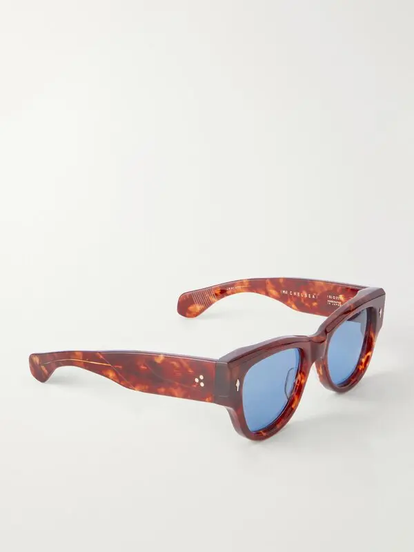 JACQUES MARIE MAGE Chelsea Square-frame Tortoiseshell Acetate Sunglasses - Brown