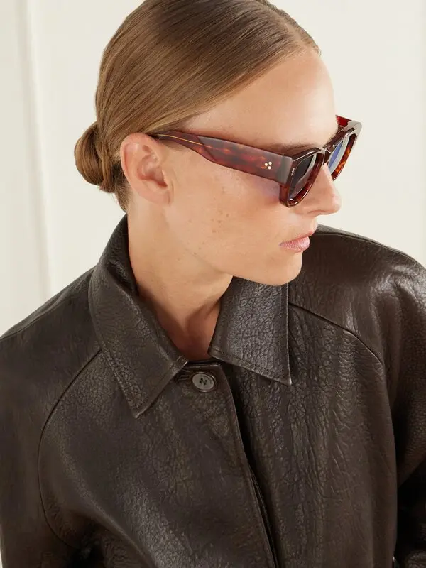 JACQUES MARIE MAGE Chelsea Square-frame Tortoiseshell Acetate Sunglasses - Brown