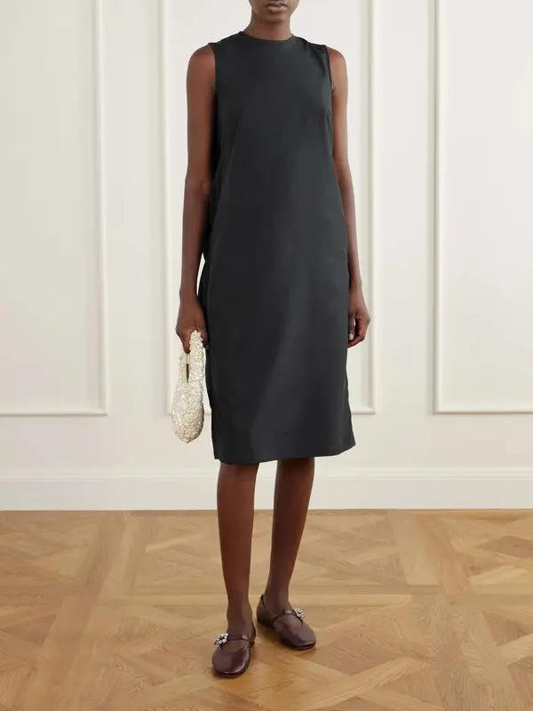 Cecilie Bahnsen Feero Faille Midi Dress
