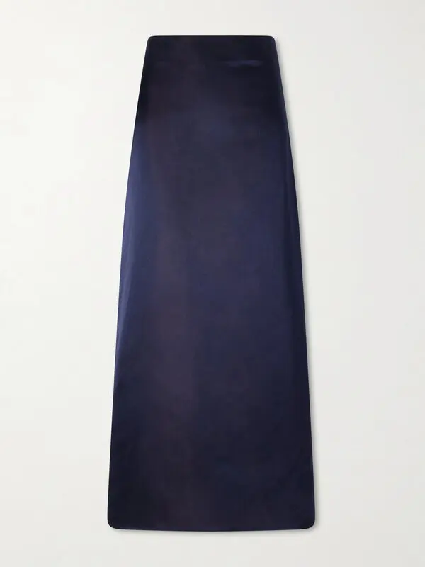 HEIRLOME Sandrita Duchesse Silk-satin Maxi Skirt